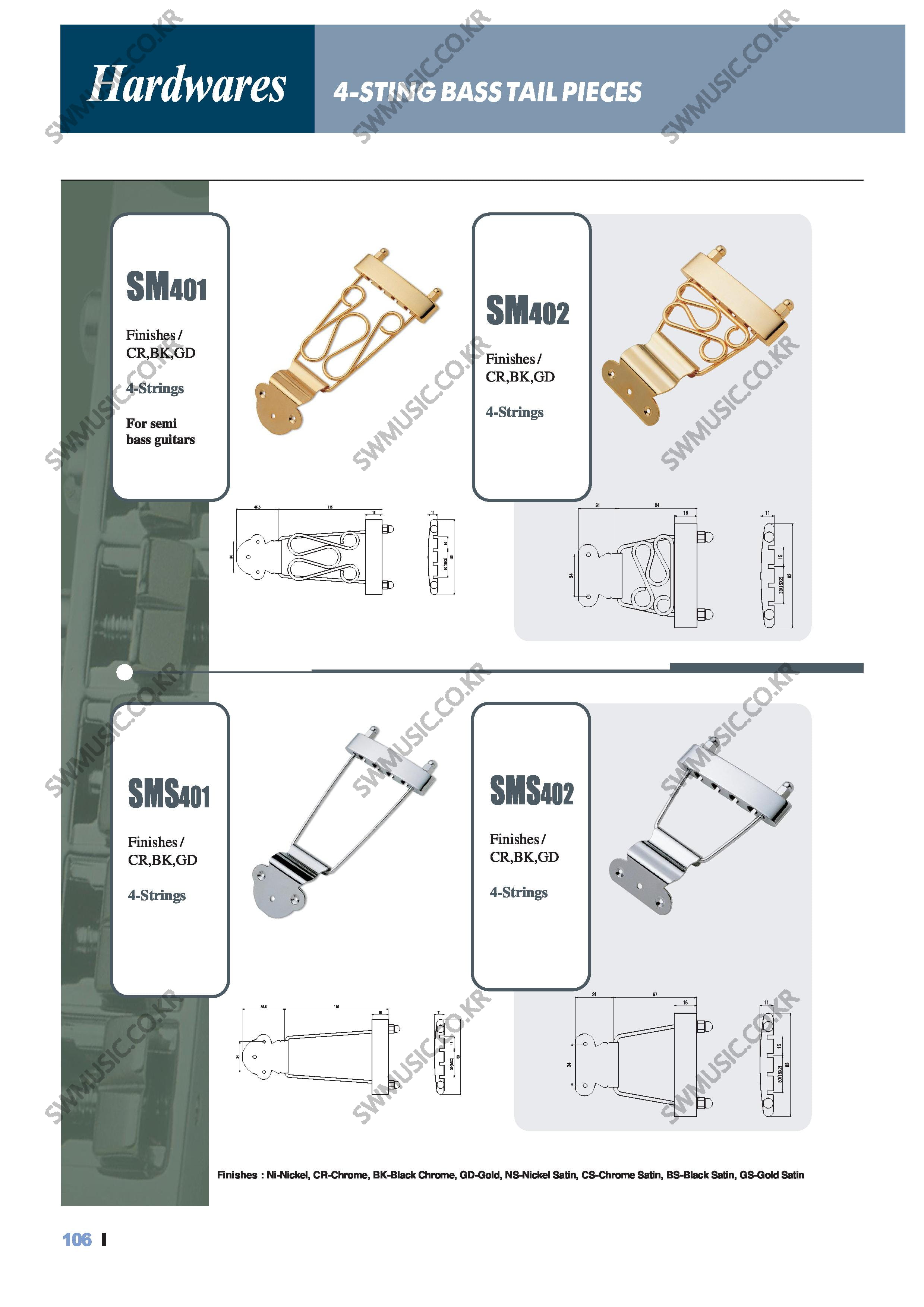 Main Catalog | SAMWOO MANUFACTURING