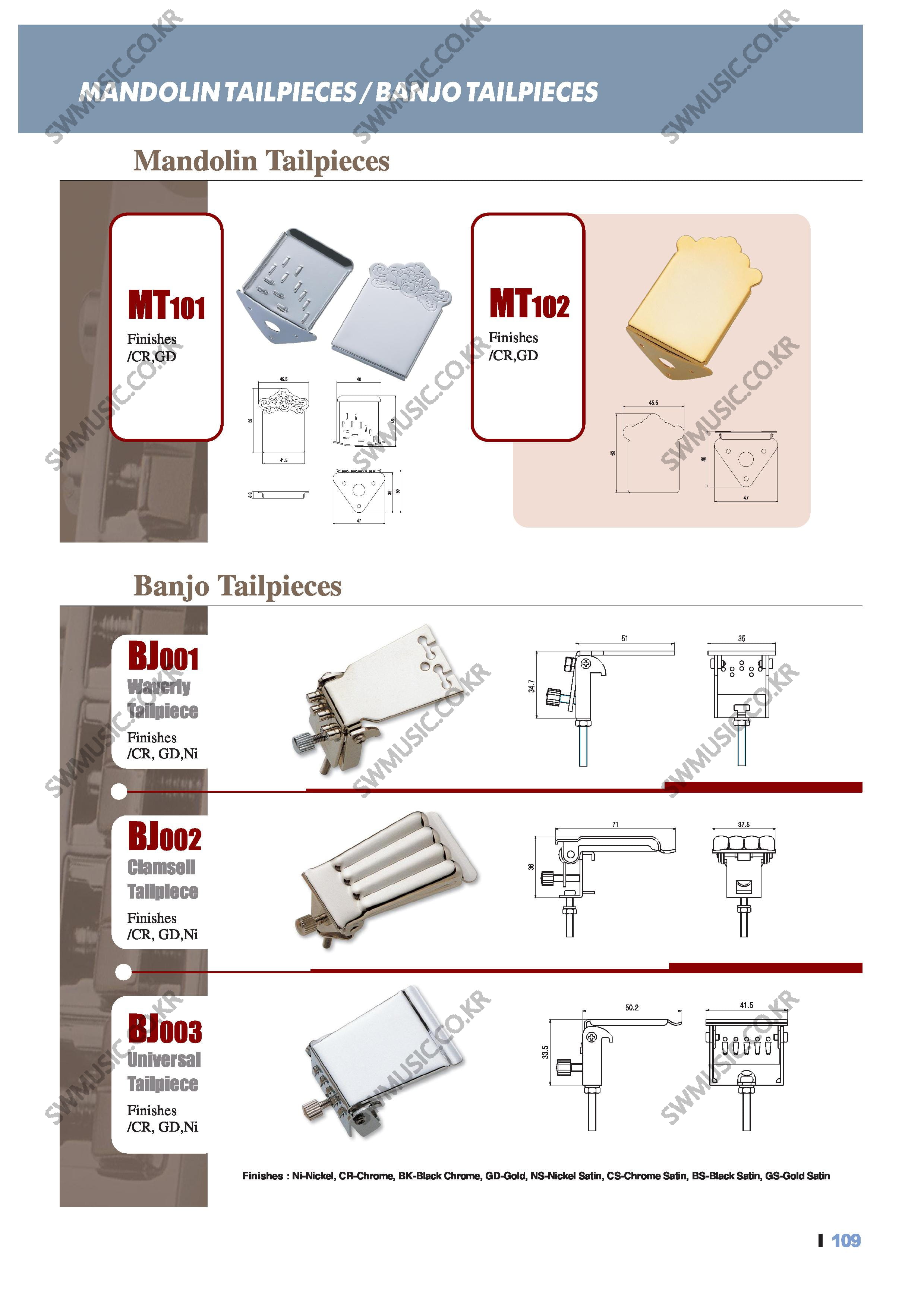 Main Catalog | SAMWOO MANUFACTURING