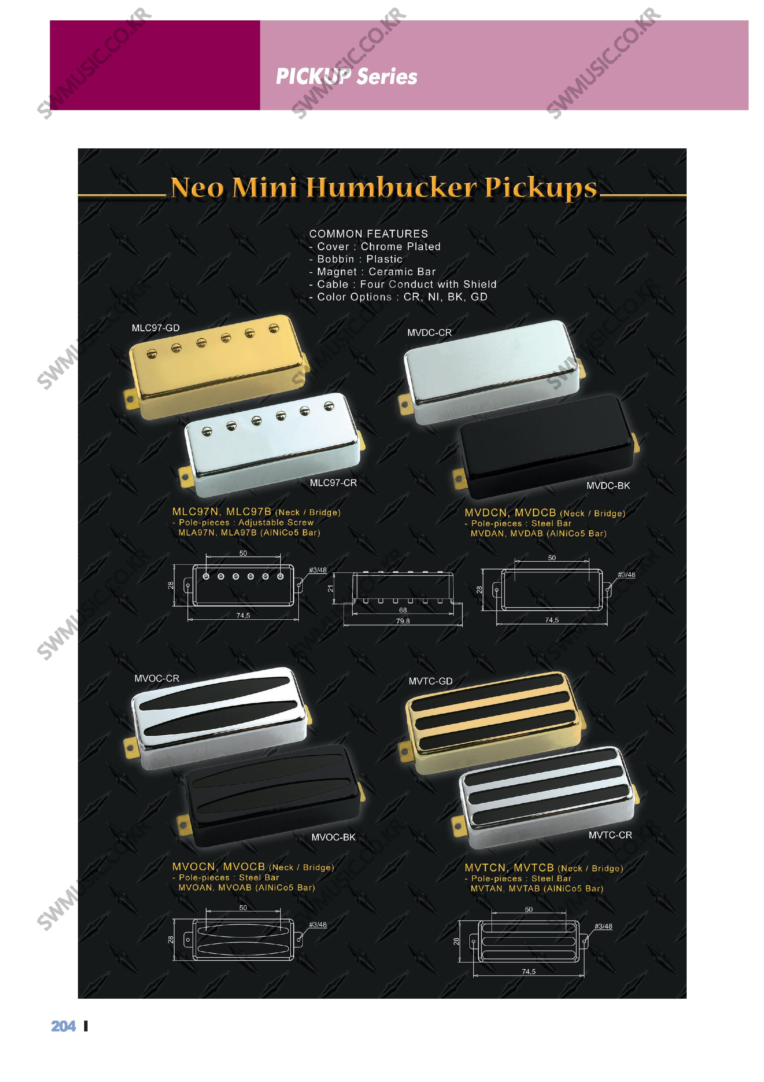 Main Catalog | SAMWOO MANUFACTURING