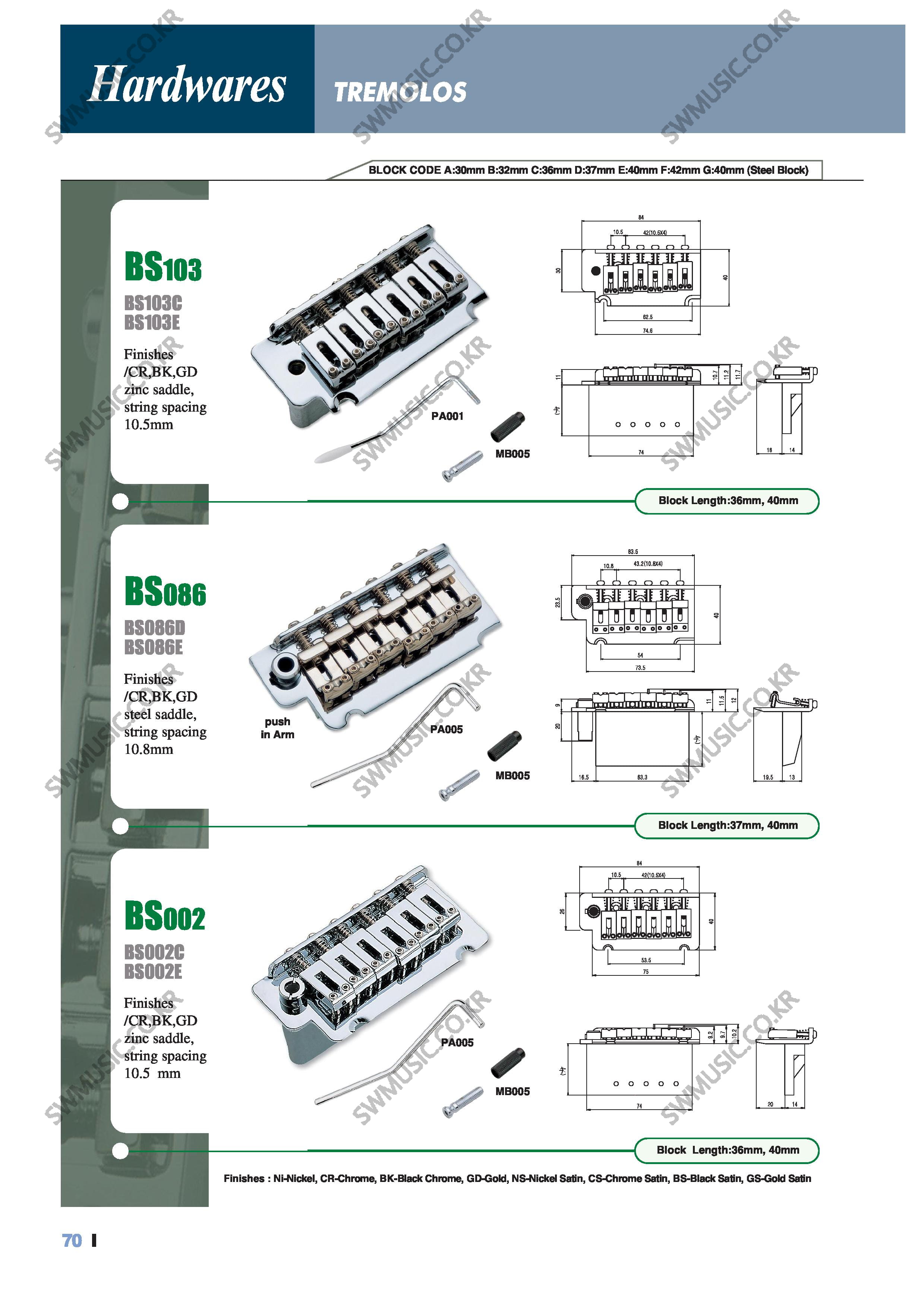 Main Catalog | SAMWOO MANUFACTURING