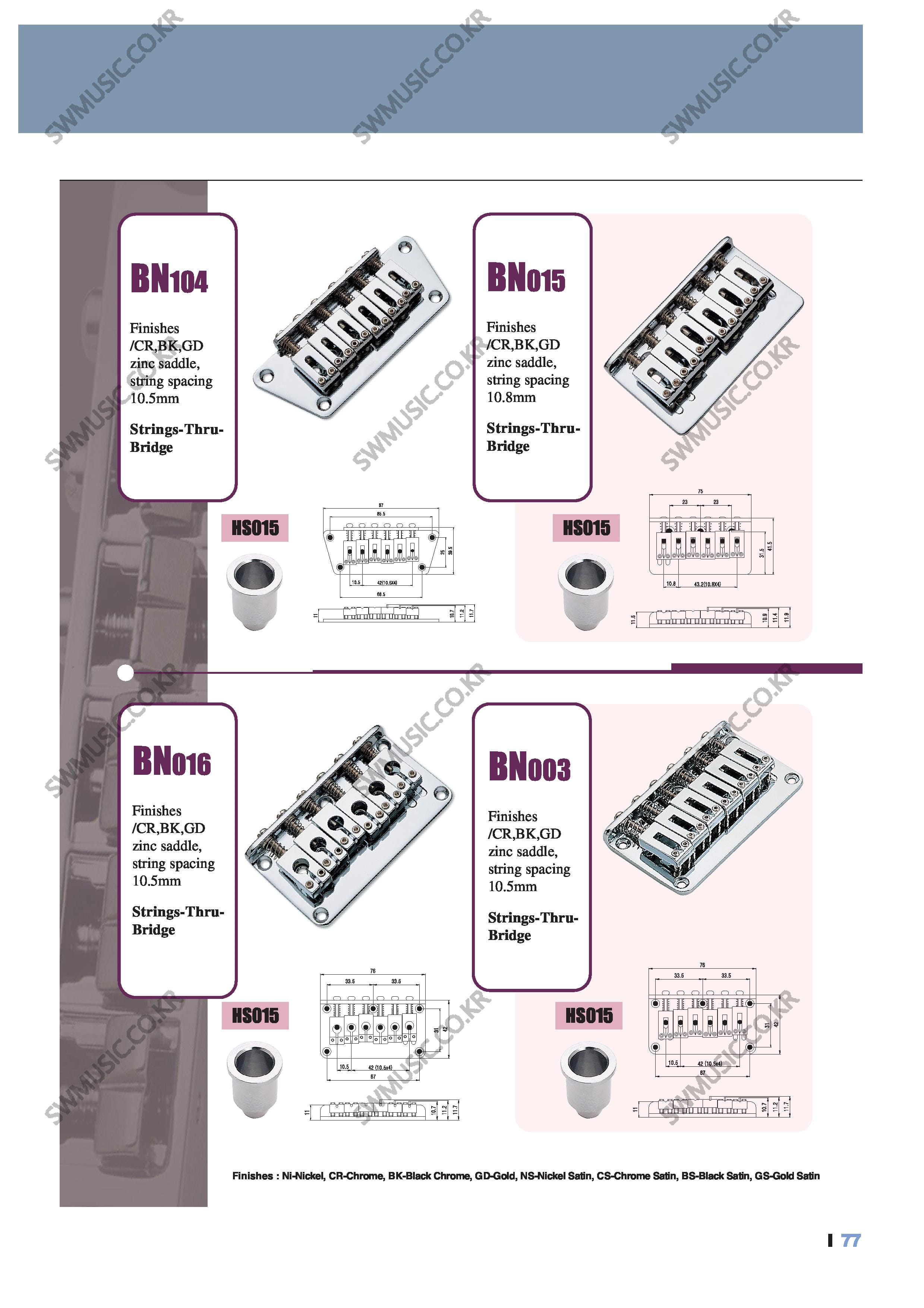 Main Catalog | SAMWOO MANUFACTURING