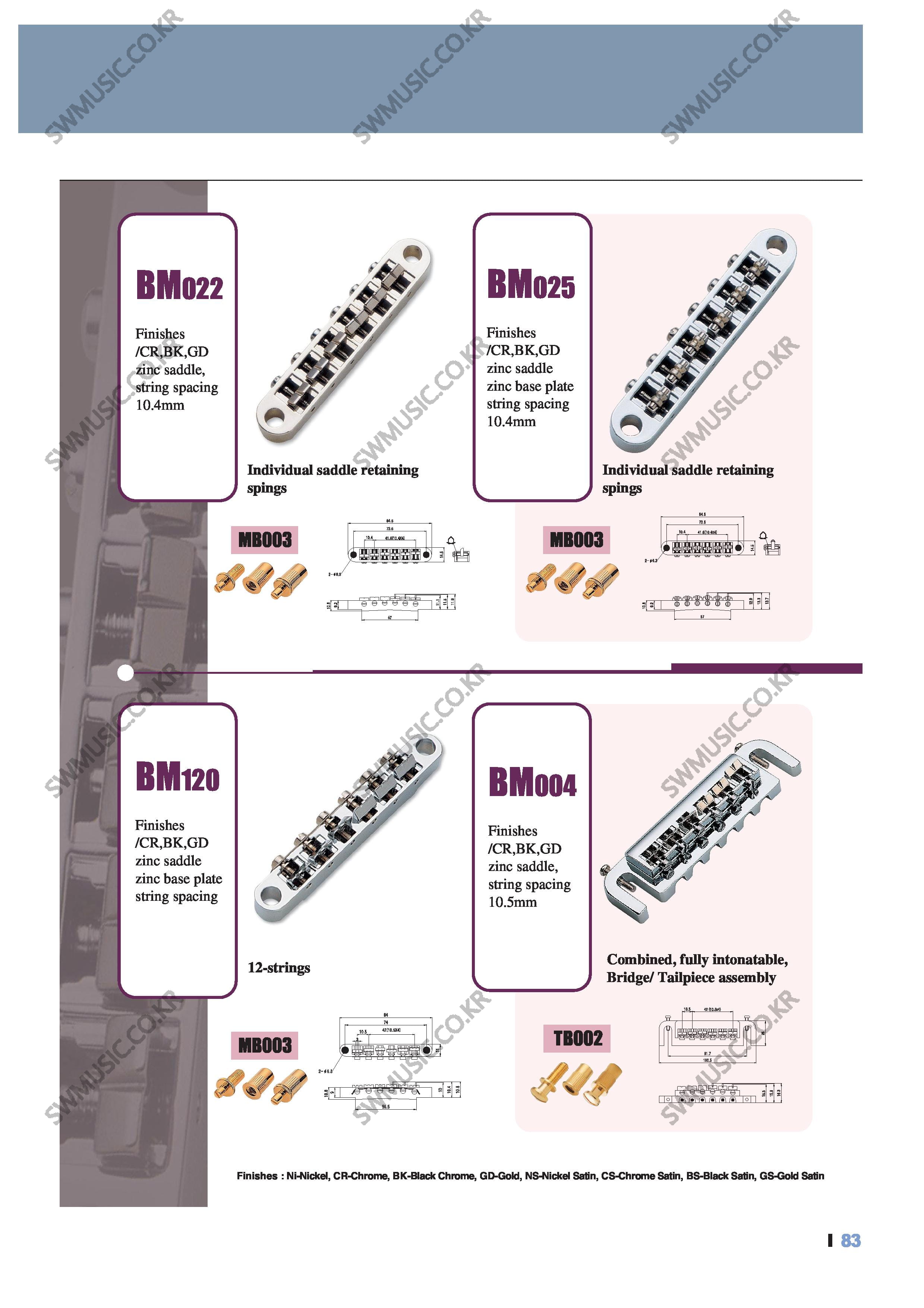 Main Catalog | SAMWOO MANUFACTURING